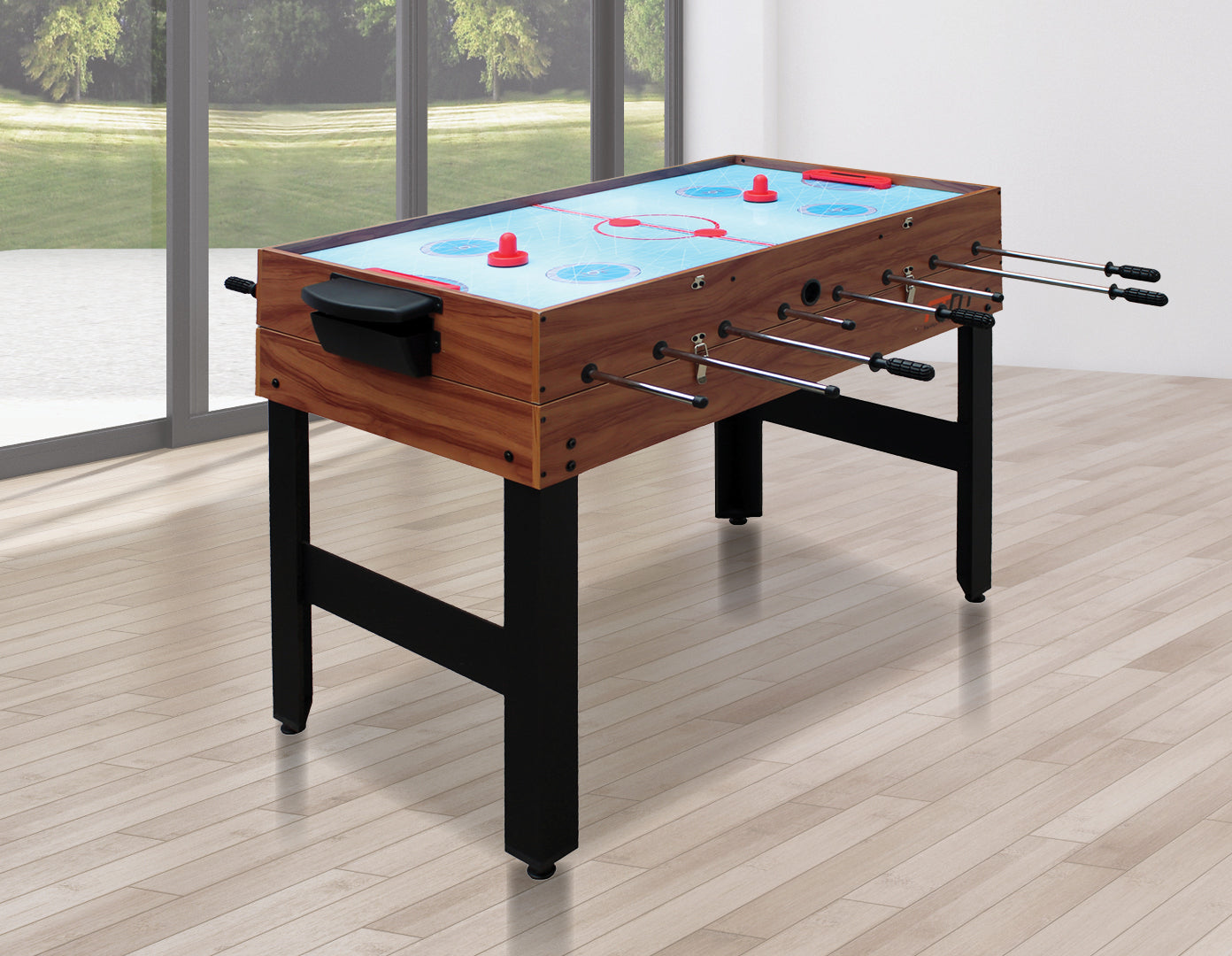 4FT 3-in-1 Games Foosball Soccer Hockey Pool Table