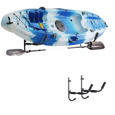 Kayak Canoe Wall-Mounted Rack Storage Brackets Swivel Sports Design
