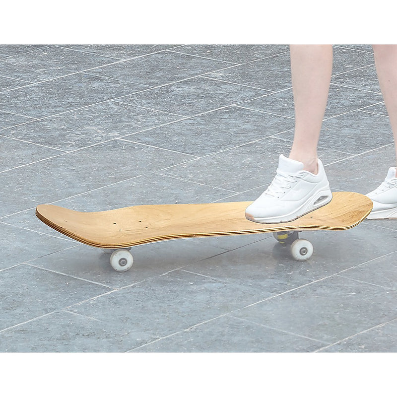 7 Layers Skateboard Deck Natural Wood Maple Double Concave Blank Skate