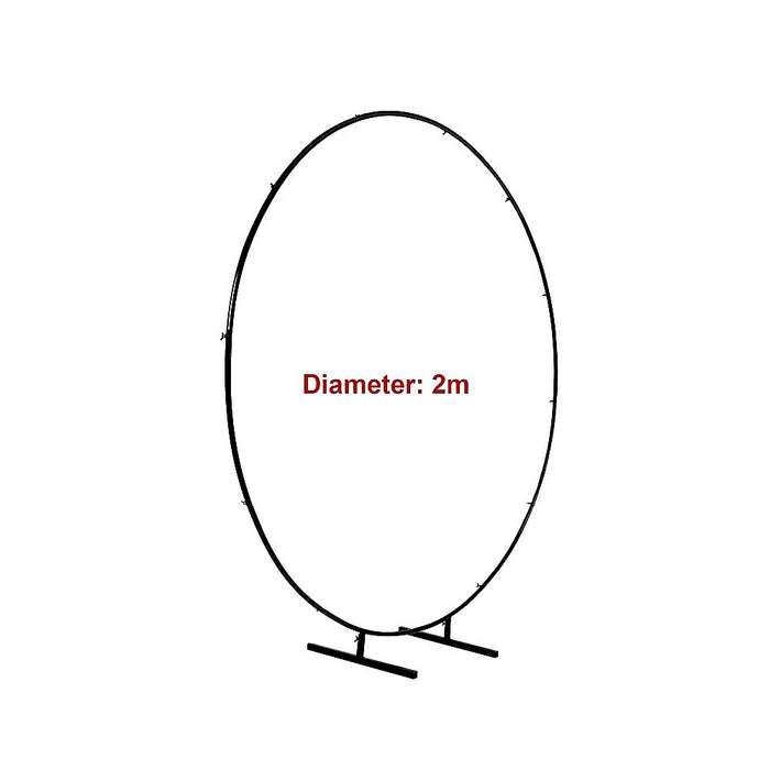 2M Wedding Hoop Round Circle Arch Backdrop Flower Display Stand Frame