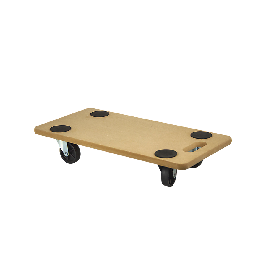 200kg Heavy Duty Hand Dolly Furniture Wooden Trolley Cart Moving Platf