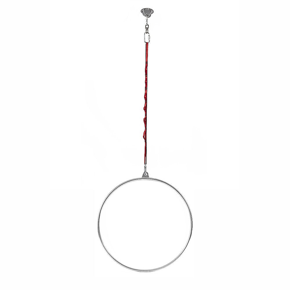 Aerial Yoga Hoop 90CM Lyra Hoop Circus Single Point Aerial Ring Set