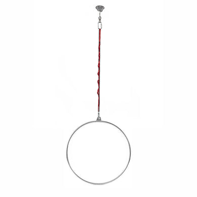 Aerial Yoga Hoop 90CM Lyra Hoop Circus Single Point Aerial Ring Set