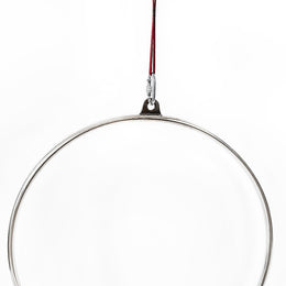 Aerial Yoga Hoop 90CM Lyra Hoop Circus Single Point Aerial Ring Set
