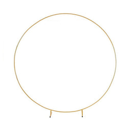 3M Gold Wedding Hoop Round Circle Arch Backdrop Flower Display Stand F