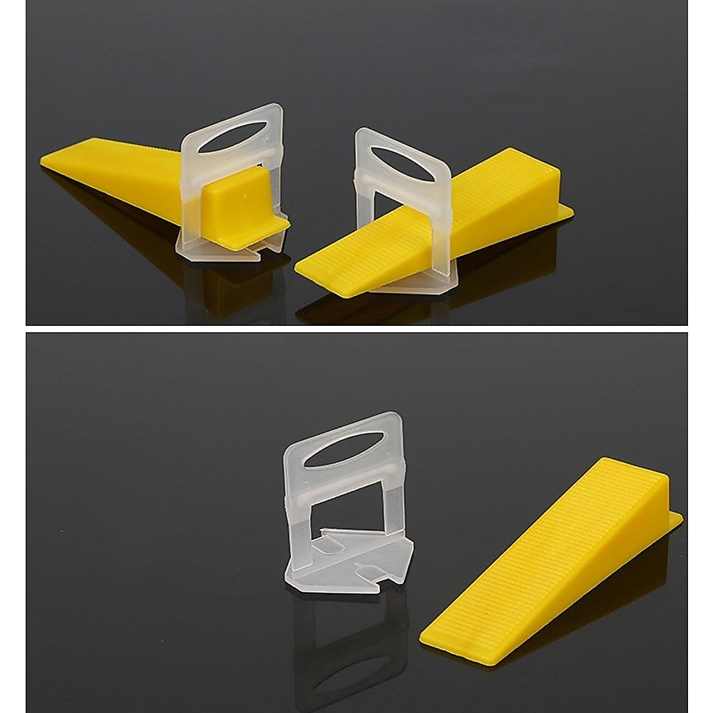 1000x Tile Leveling System Clips Levelling Spacer Tiling Tool Floor Wa