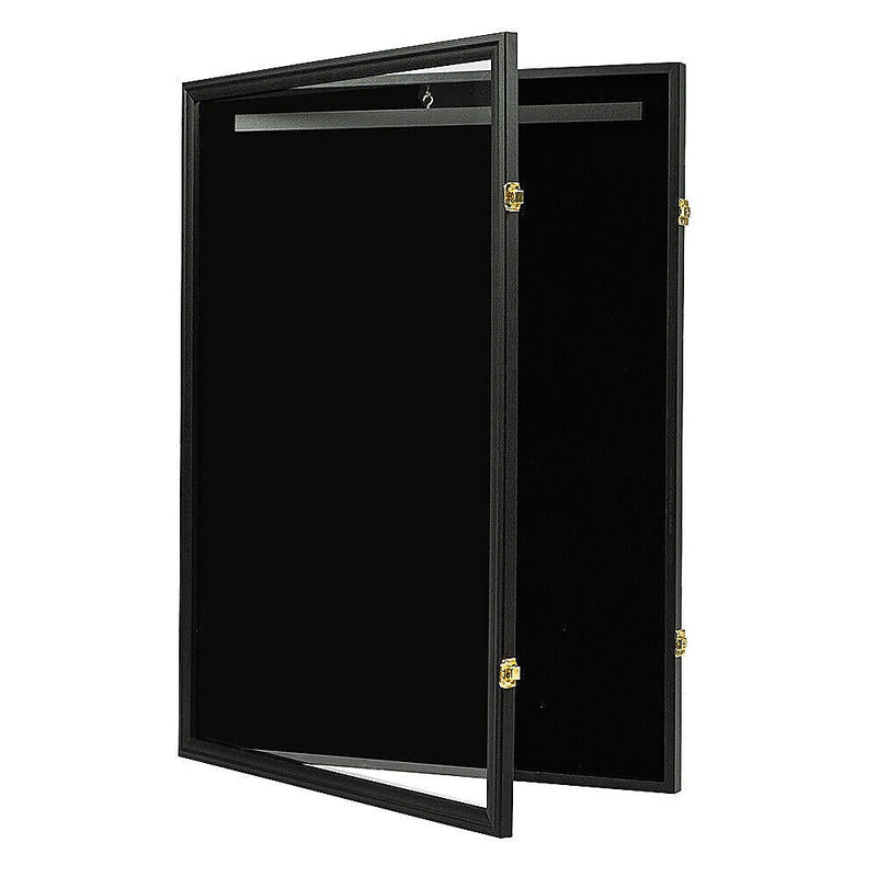 Wall Display/Case Lockable Rack 80cm Football Basketball Jersey Storag